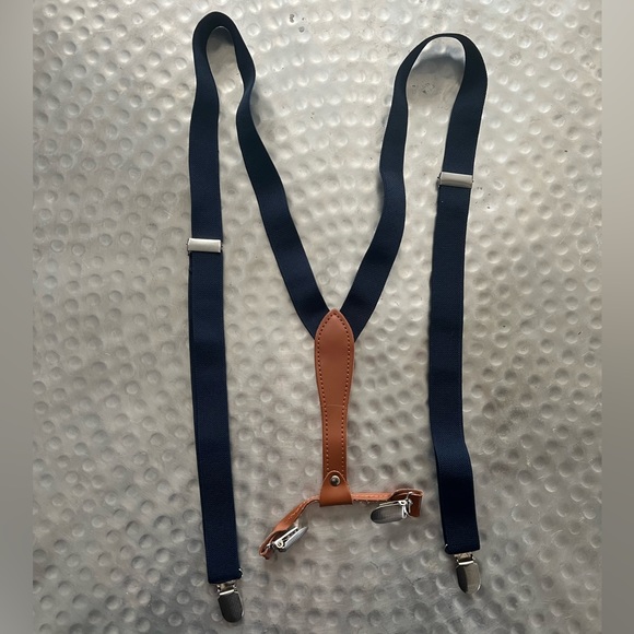 Accessories | Navy Blue Suspenders | Poshmark
